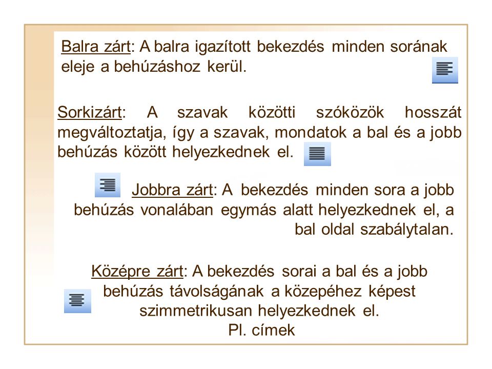 Szövegszerkesztés alapjai :: Infoórák